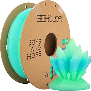 Amazon.com: 3DHoJor Transparent Multi Rainbow Color Gradient Change PLA ...