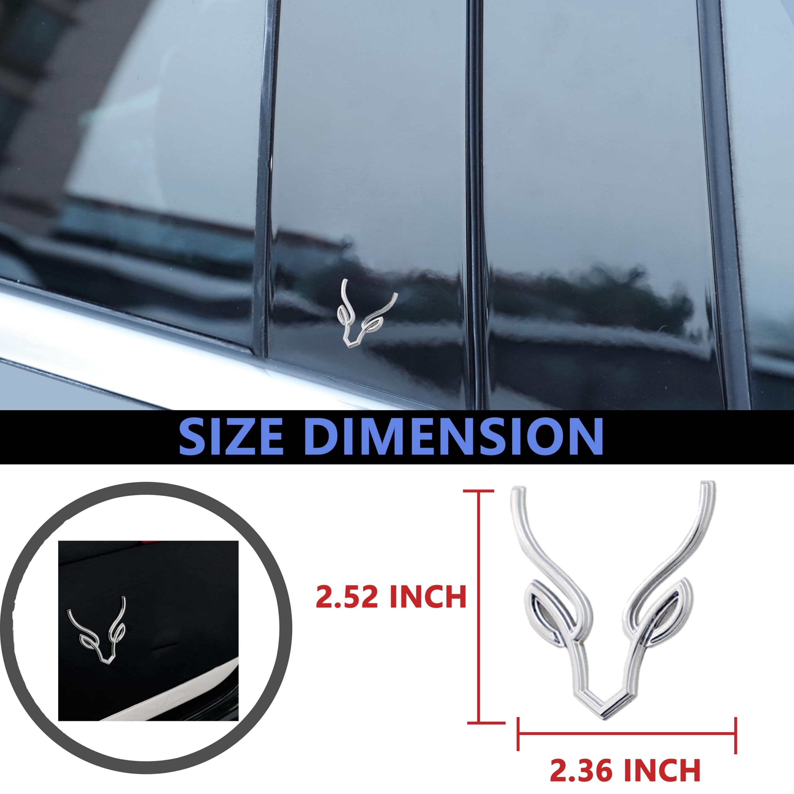 Car Deer Logo Hirsch Hirschkopf Geweih Jagd Jäger Deer Auto Aufkleber