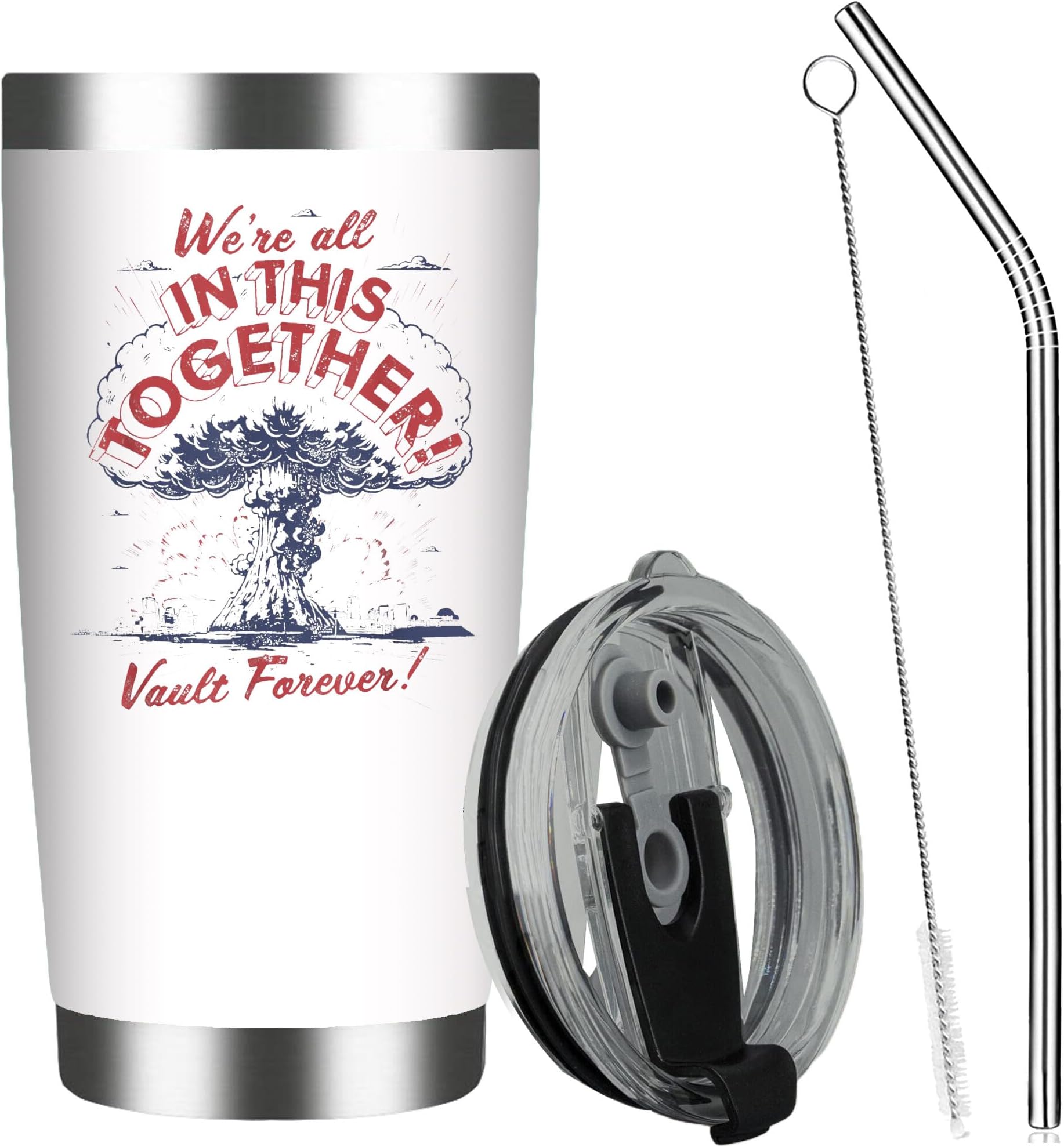 Amazon.com | Fallout Toxic Waste 16oz Blue Pint Glass: Beer Glasses