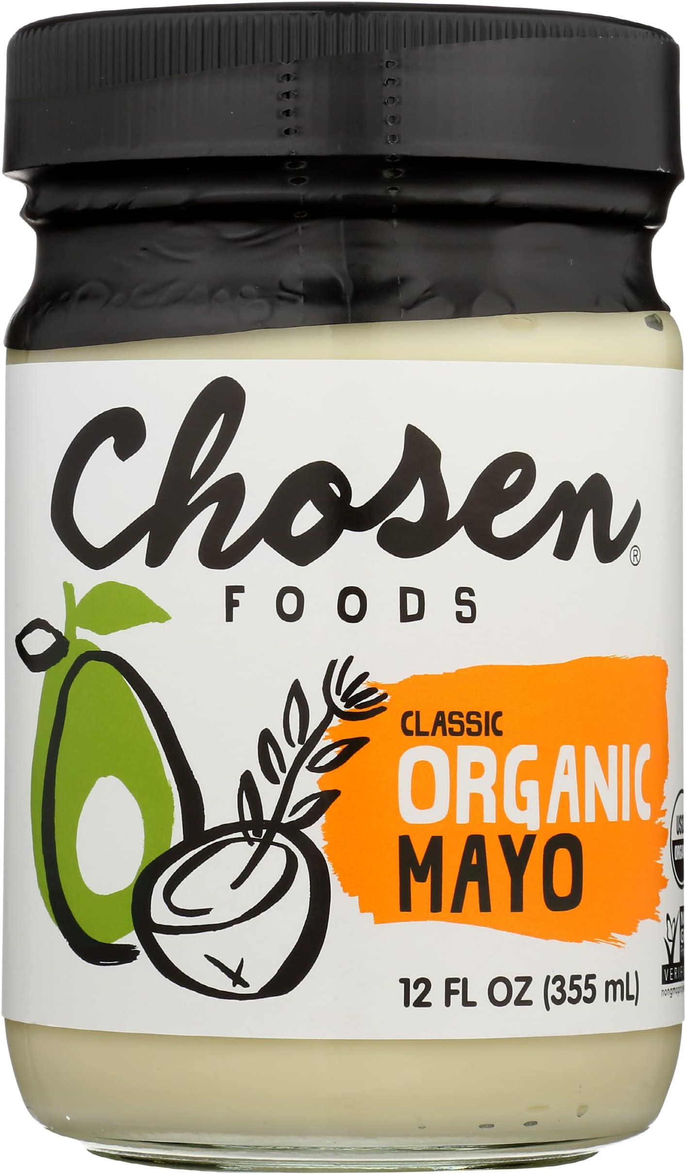 Amazon.com : Chosen Foods Organic Classic Mayo, Gluten Free, Non GMO ...