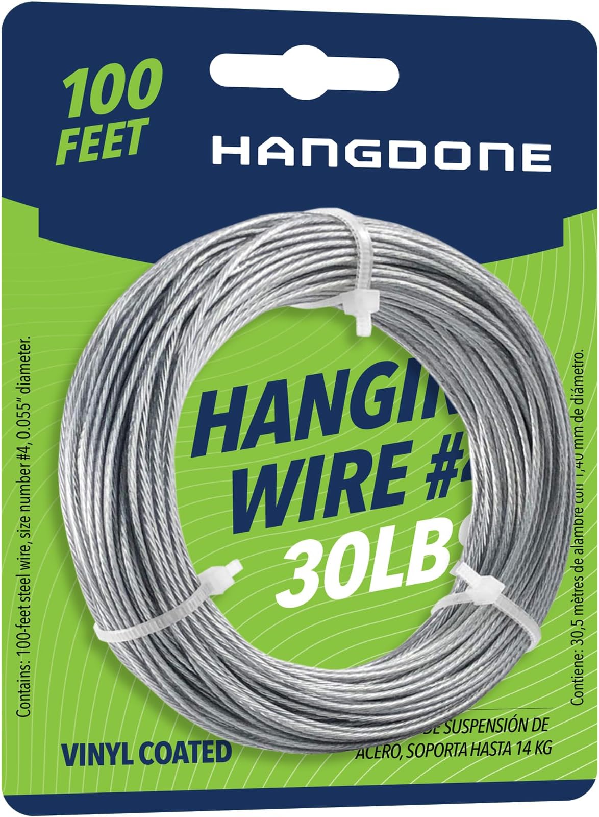 The Hillman Group 121110 Picture Hanging Wire, 30 lb, Galvanized ...