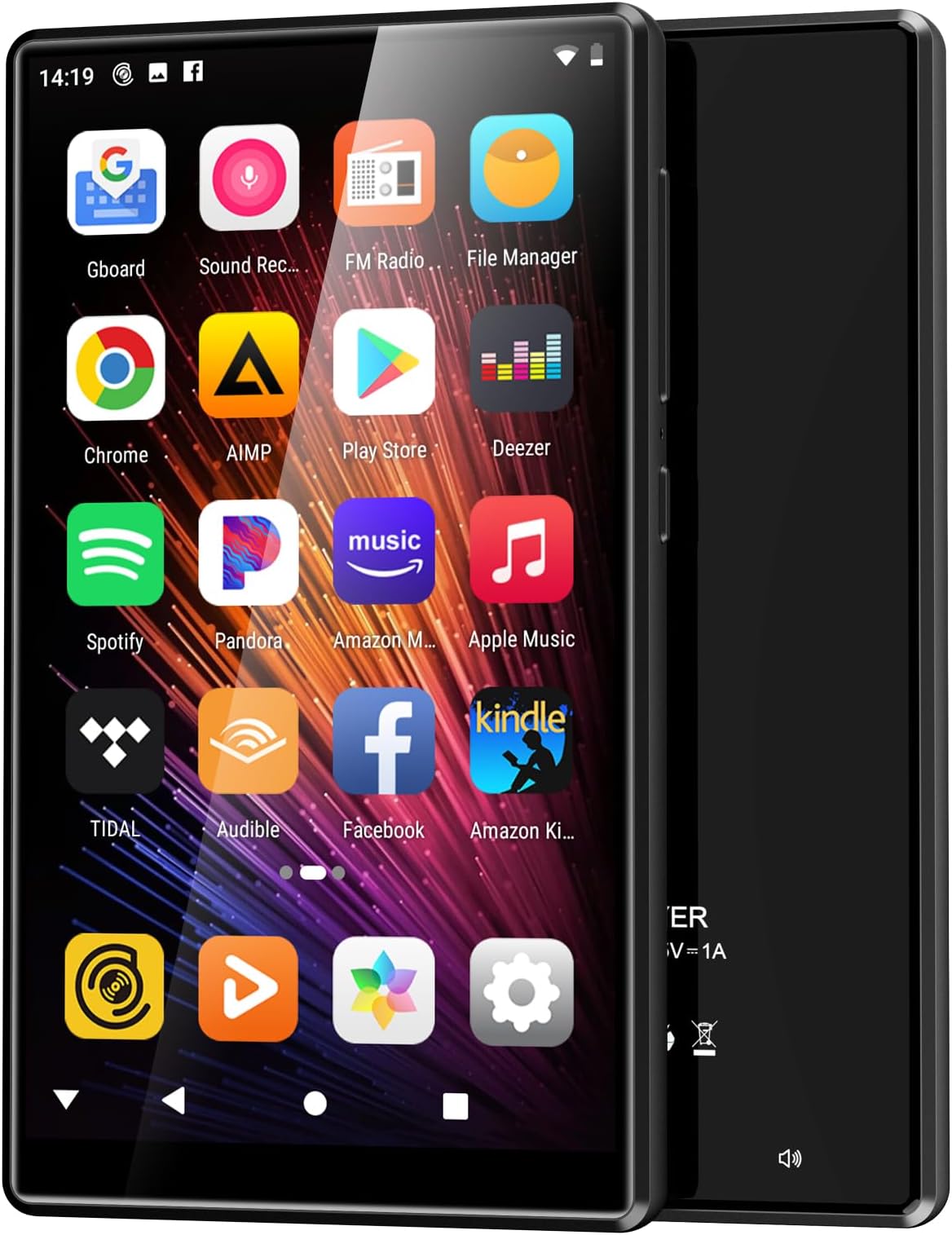 Amazon.com: 80GB MP3 Player with Bluetooth and WiFi, Android Streaming ...