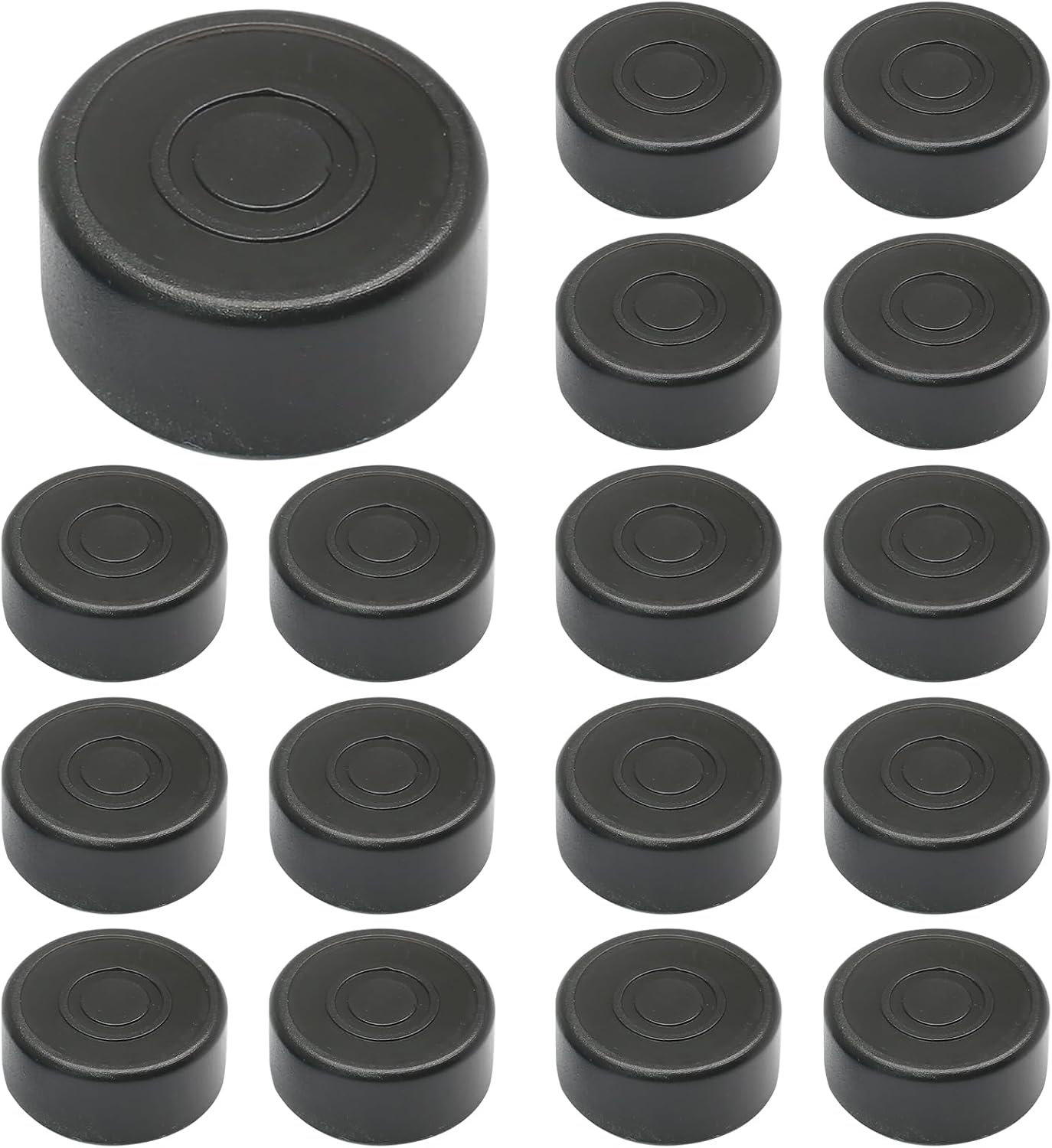 Amazon.com: BokWin 20Pcs Black Guitar footswitch Cap, Footswitch Topper ...