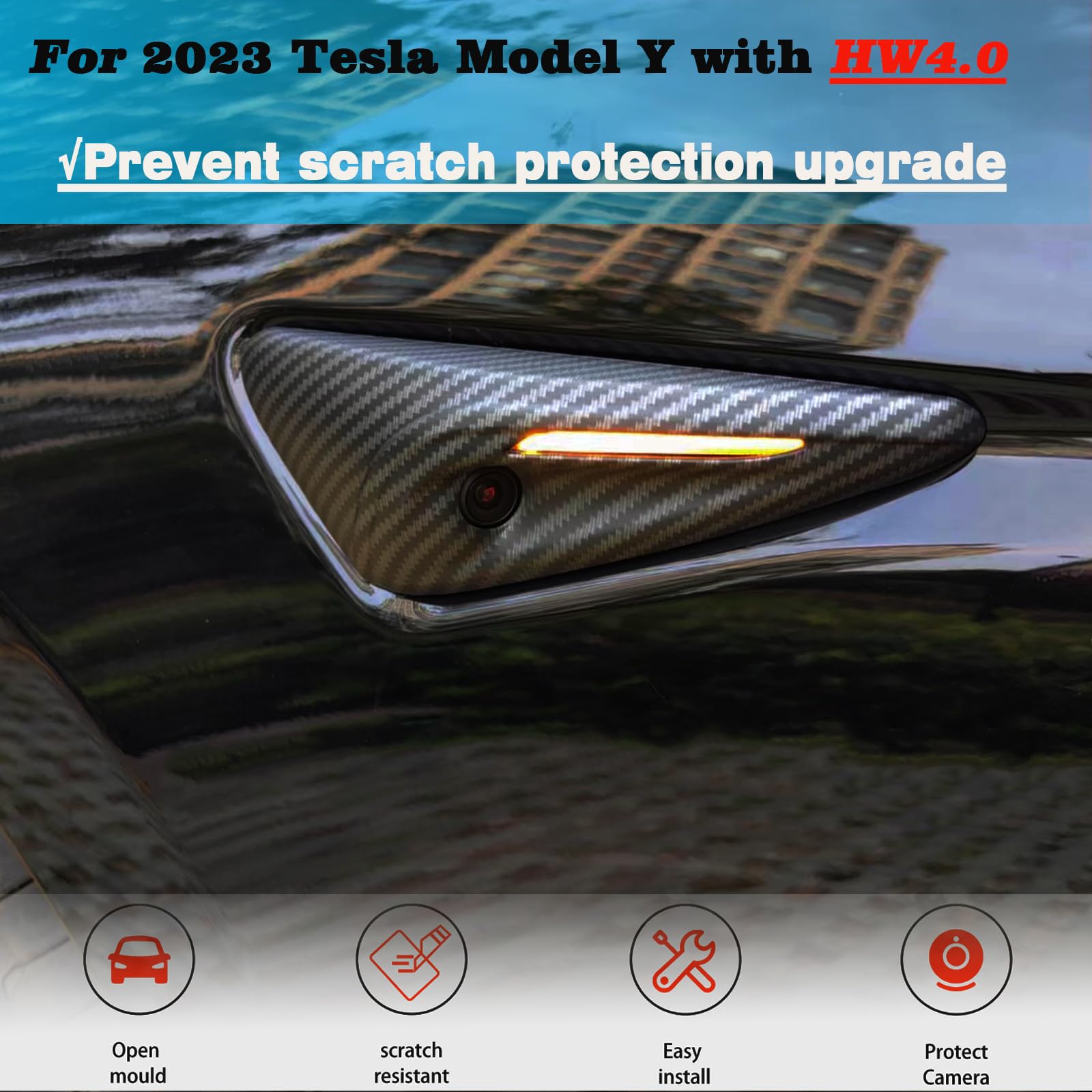Snapklik.com : YHCDSEA For 2025 2024 Tesla Model 3/Y HW40 Side Camera ...