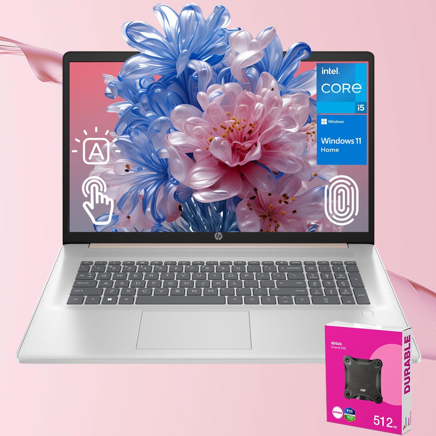 Amazon.com: HP Daily Essential Laptop | Intel Core i5-1334U | 17.3" HD+ ...