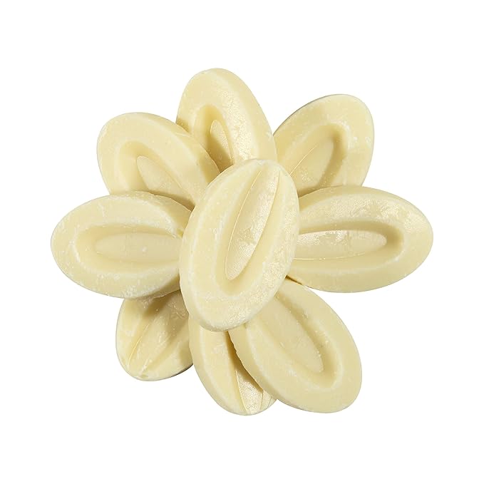 Amazon.com: Valrhona 4660 Ivoire Feve 35% White Chocolate Callets from ...