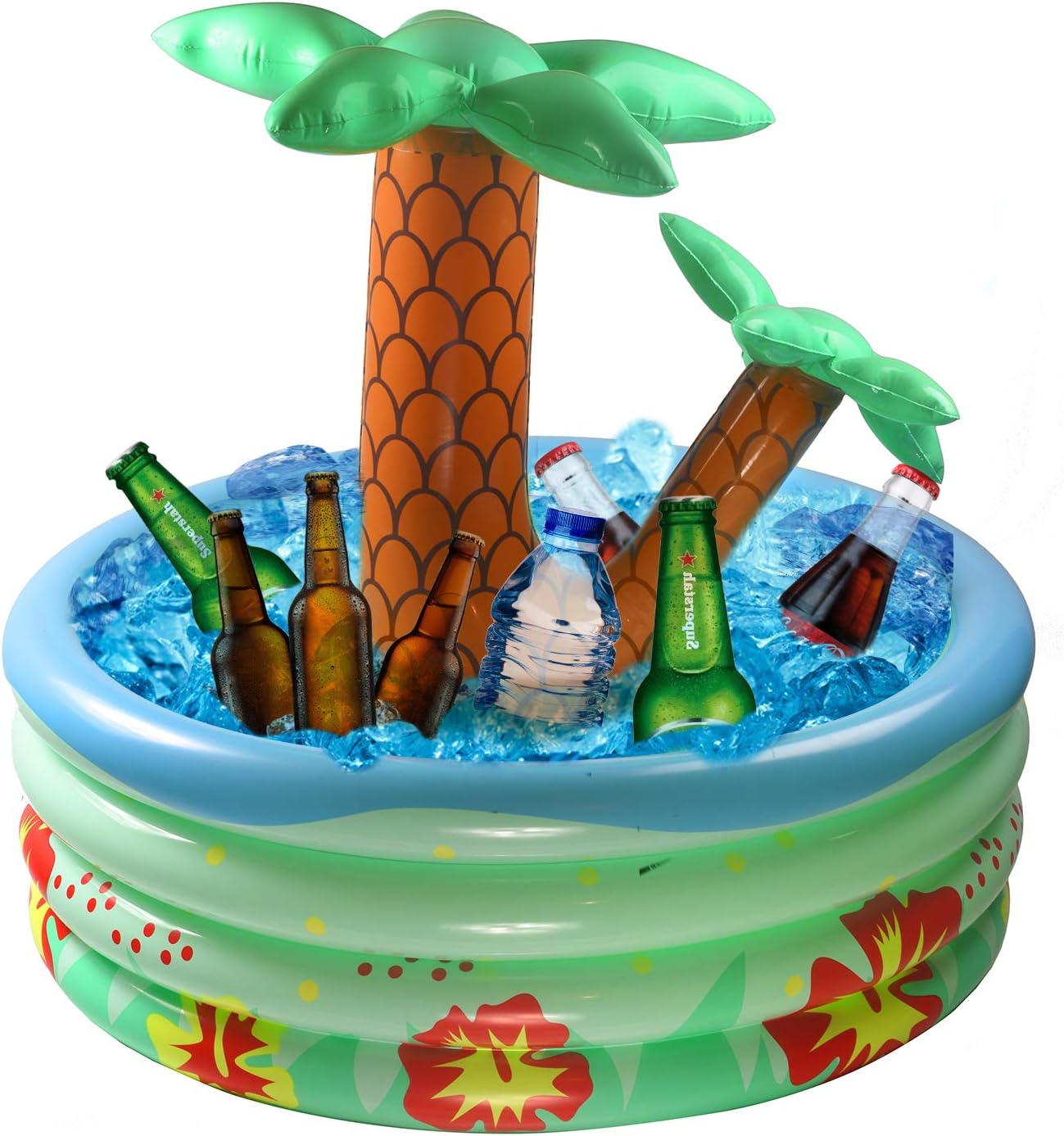 Amazon.com: 28'' Inflatable Palm Tree Cooler Beach Party Decorations ...