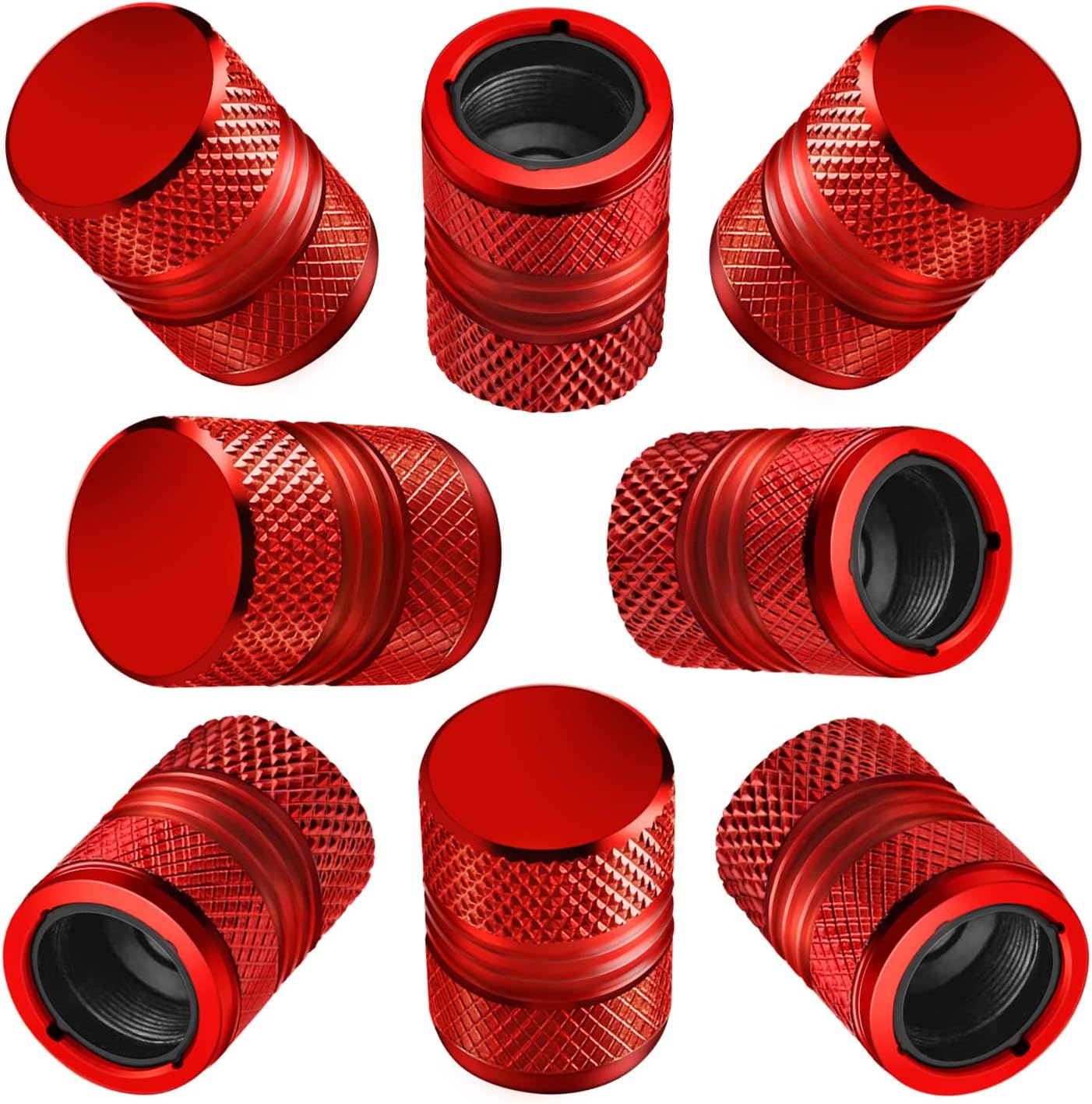 Amazon.com: EBOOT 8 Pieces Tire Stem Valve Caps Wheel Valve Covers Car ...