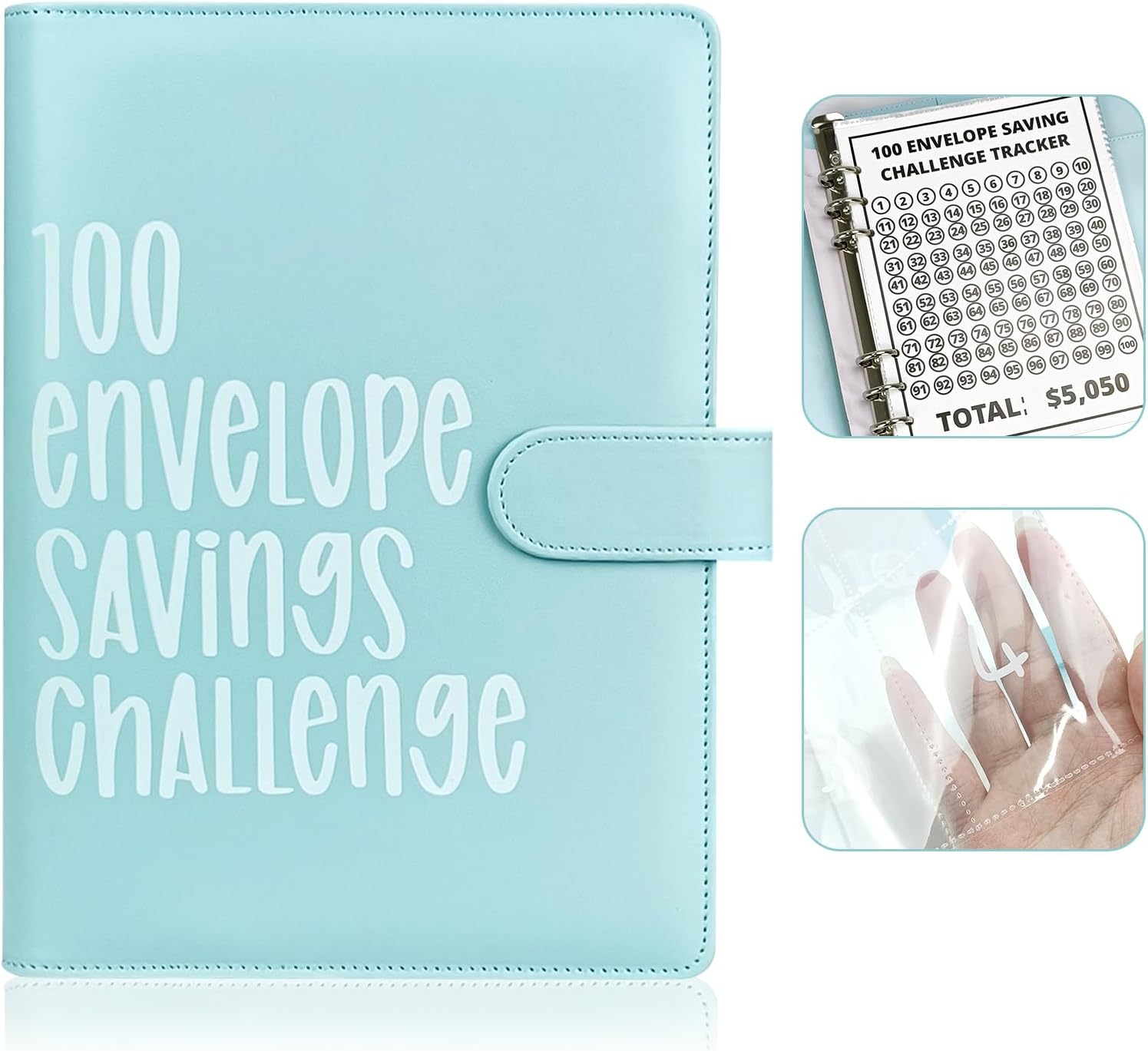 Amazon.com : 100 Envelope Challenge Binder,Easy and Fun Way to Save ...