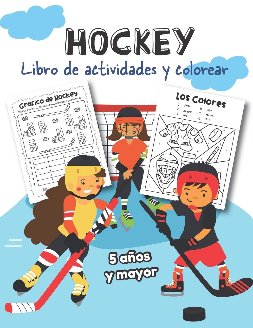 Buy Hockey Libro de Actividades y Colorear 5 años y mayor: Abecedario ...