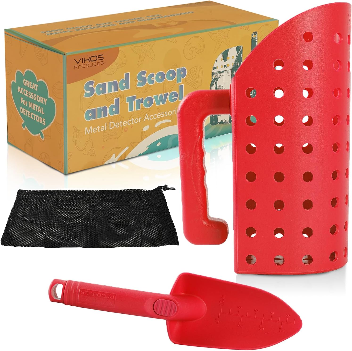 Amazon.com: VIKOS Products Sand Scoop and Shovel for Metal Detecting ...