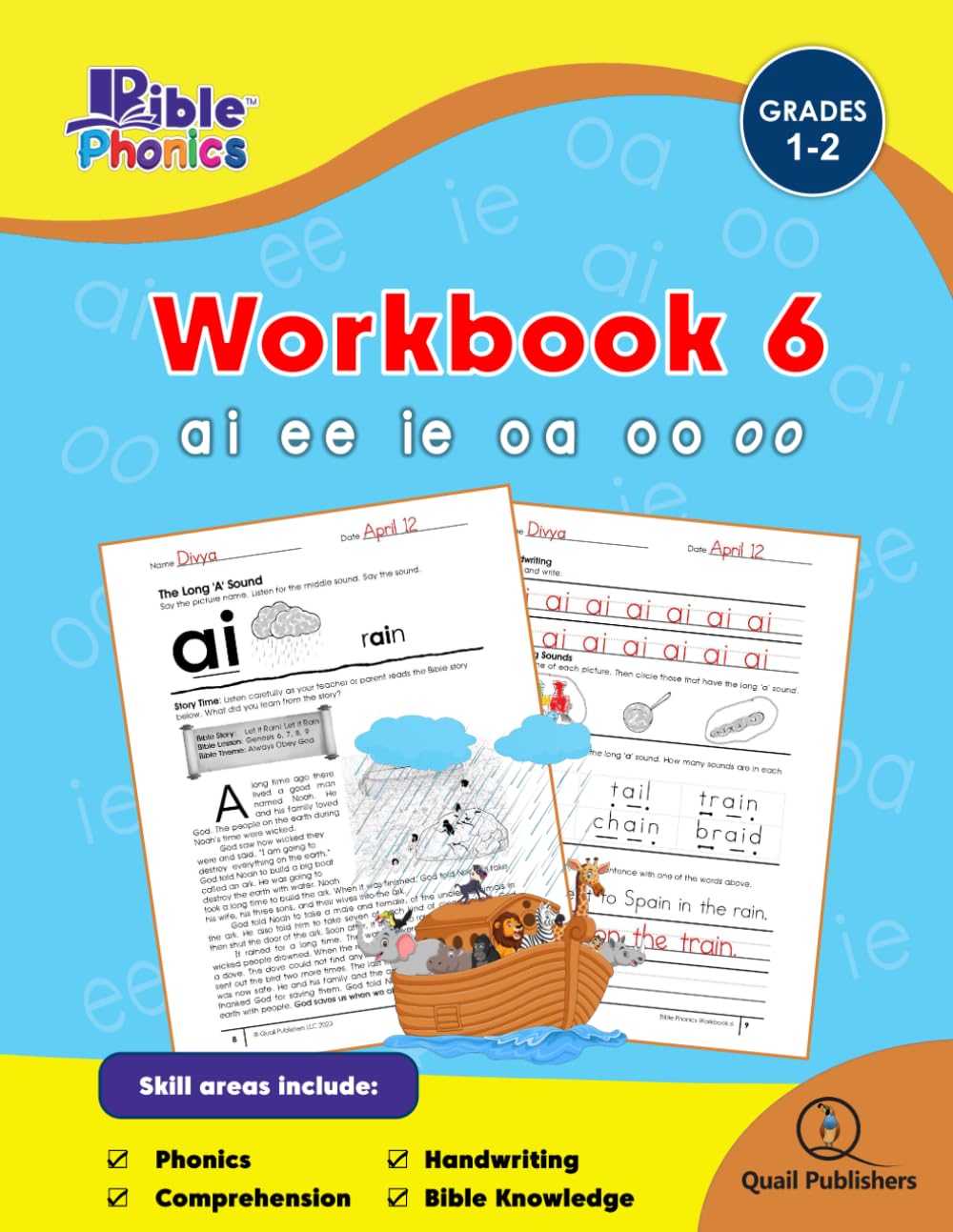 Bible Phonics Workbook 6: Hall, Allison C, Powell, Wayne: 9781737600824 ...