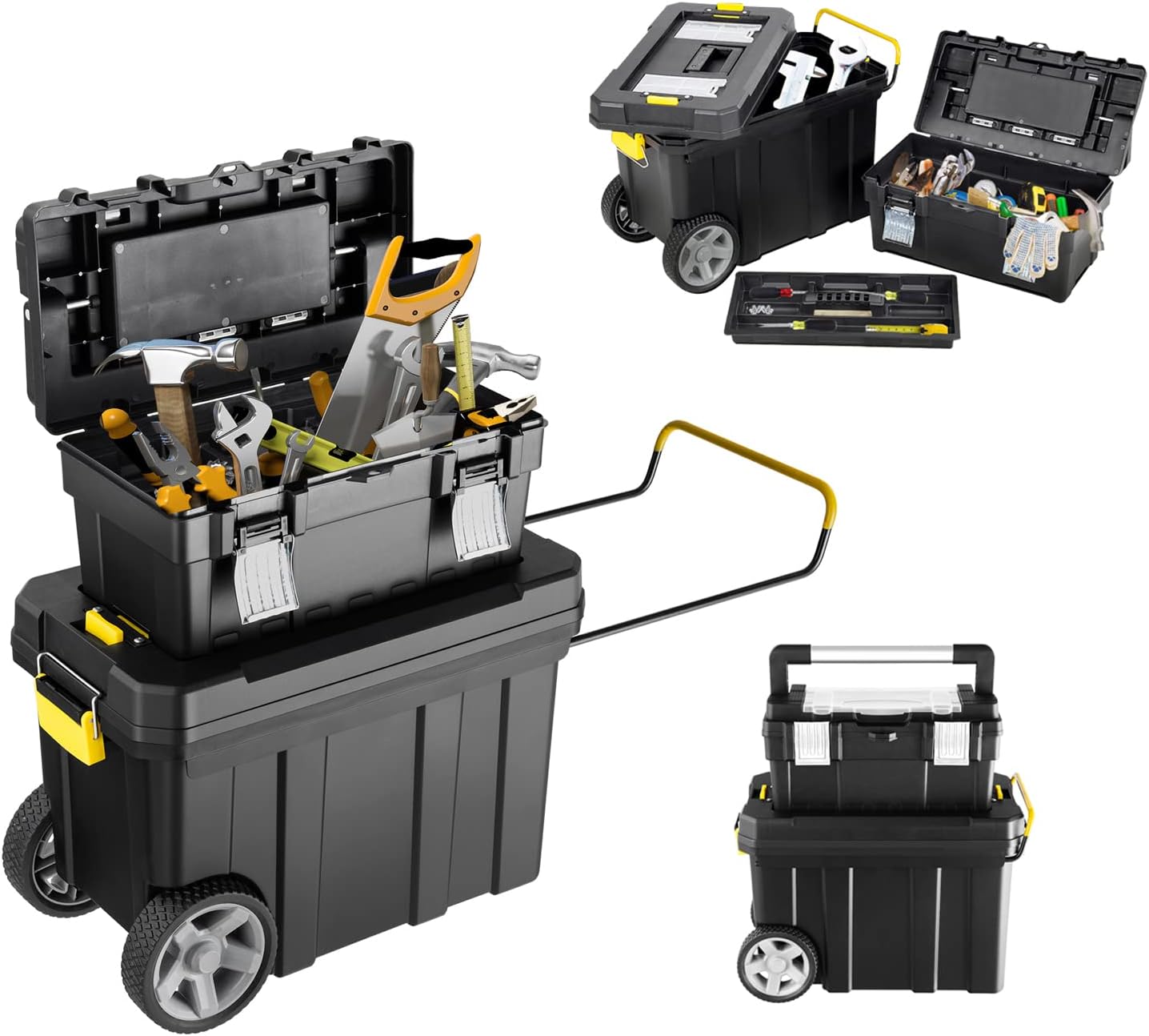 DEWALT TSTAK Rolling Tool Box, Mobile Storage, Extra-Deep Storage ...