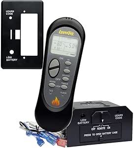 Amazon.com: Acumen Ultrasonic Thermostatic Fireplace Remote Control ...