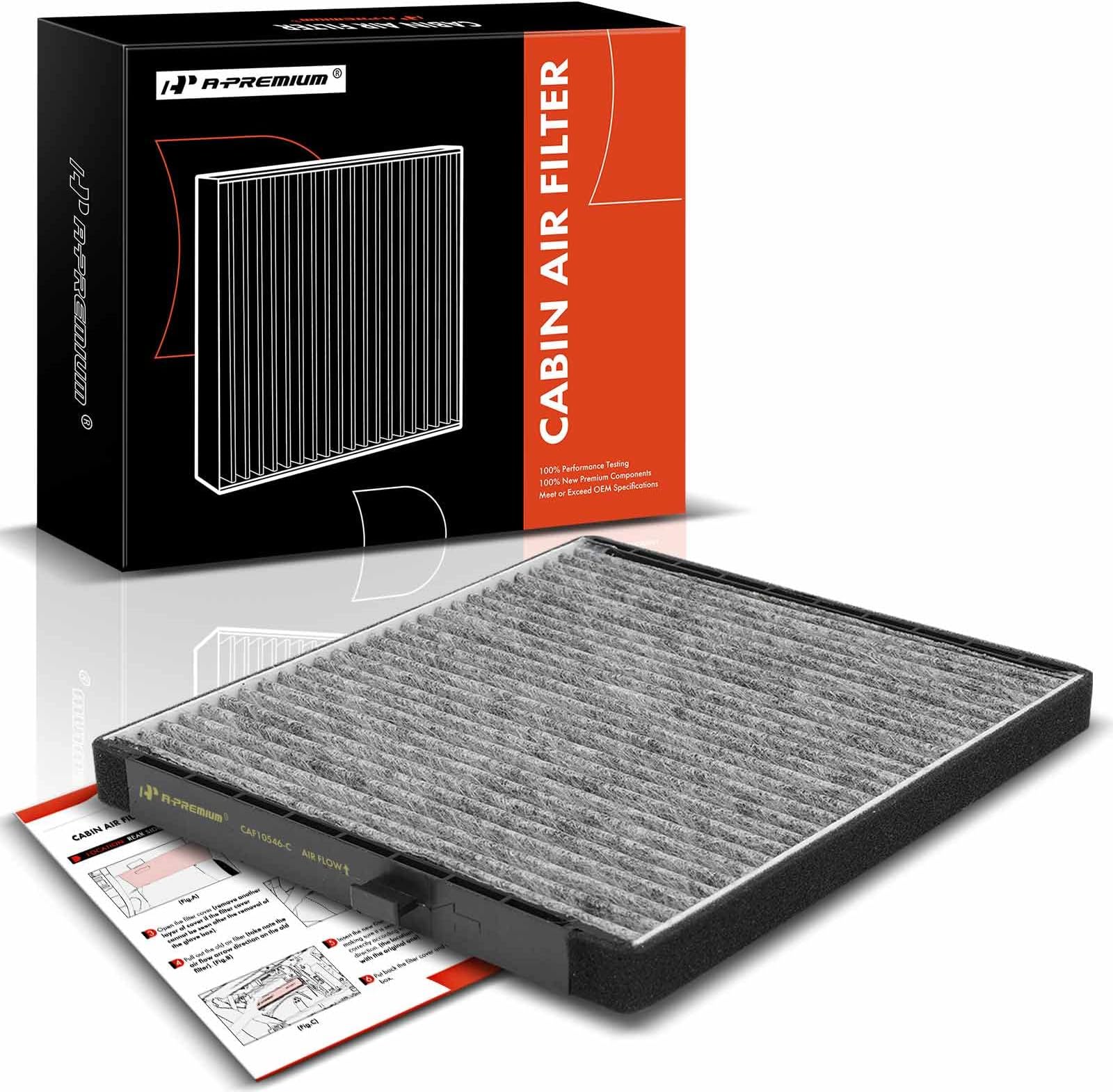Amazon.com: A-Premium Cabin Air Filter with Activated Carbon Compatible ...