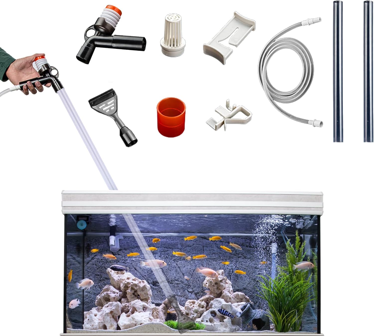 Amazon.com: Vacuum Gravel Cleaner,Aquarium Gravel Cleaner,Aquarium ...