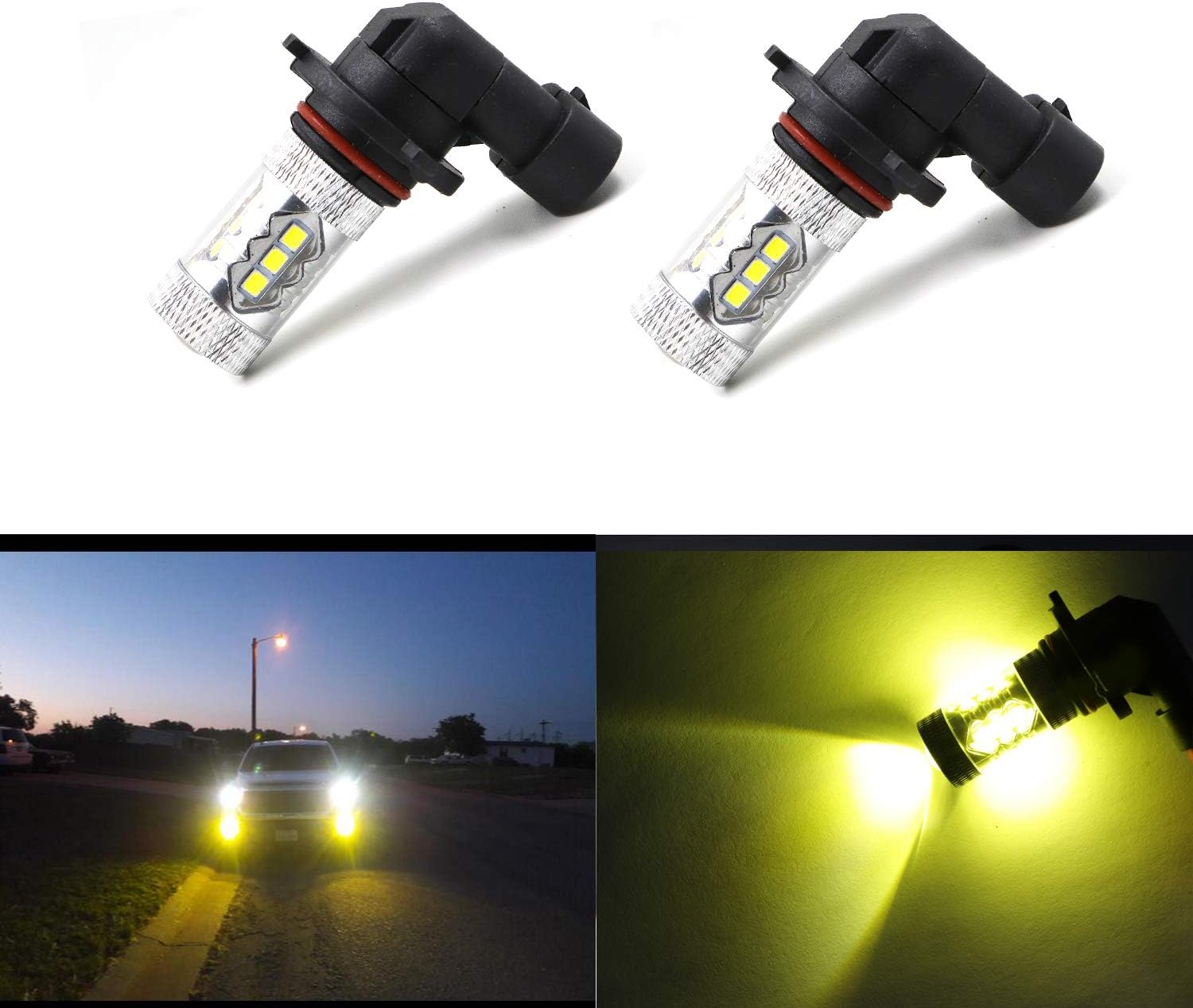 Car Fog Light Bulbs 9040 9045 9140 9145 9050 9155 High Power 16PCS ...