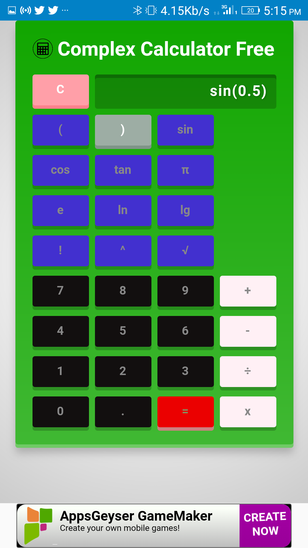 Complex Calculator Free - App on Amazon Appstore