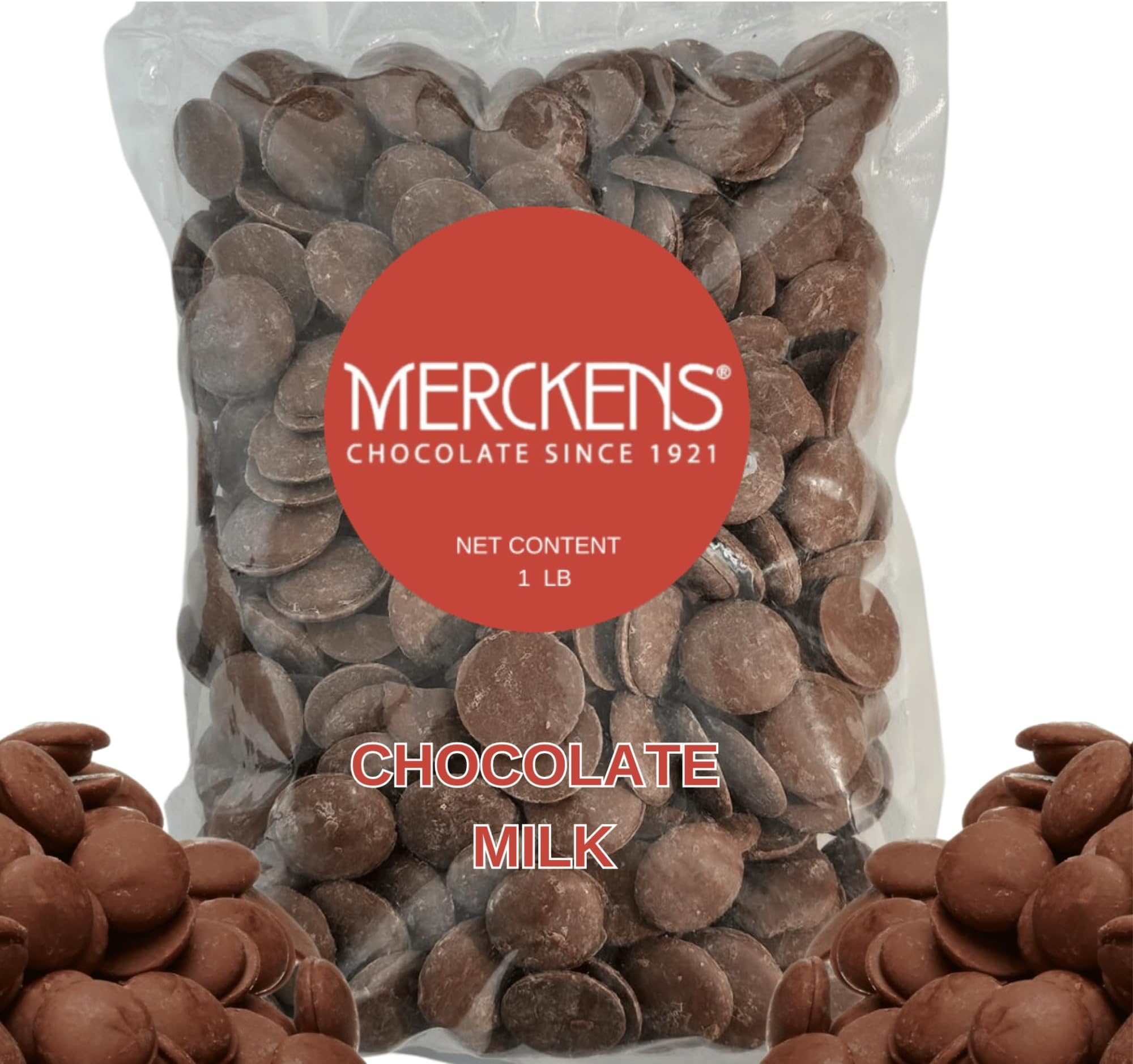 Amazon.com : Merckens Milk Chocolate Melting Wafers 2LB – Smooth and ...