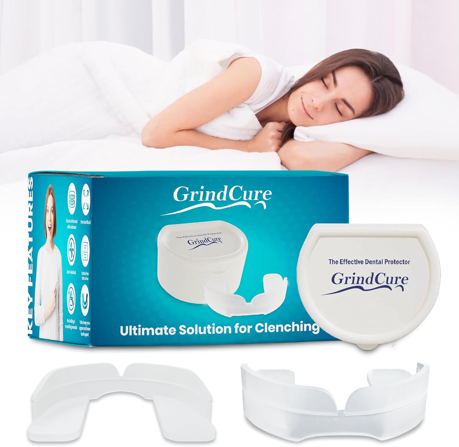 Grind Cure Pack Of 2 | One Size Fits all | Best Solution for Bruxism ...