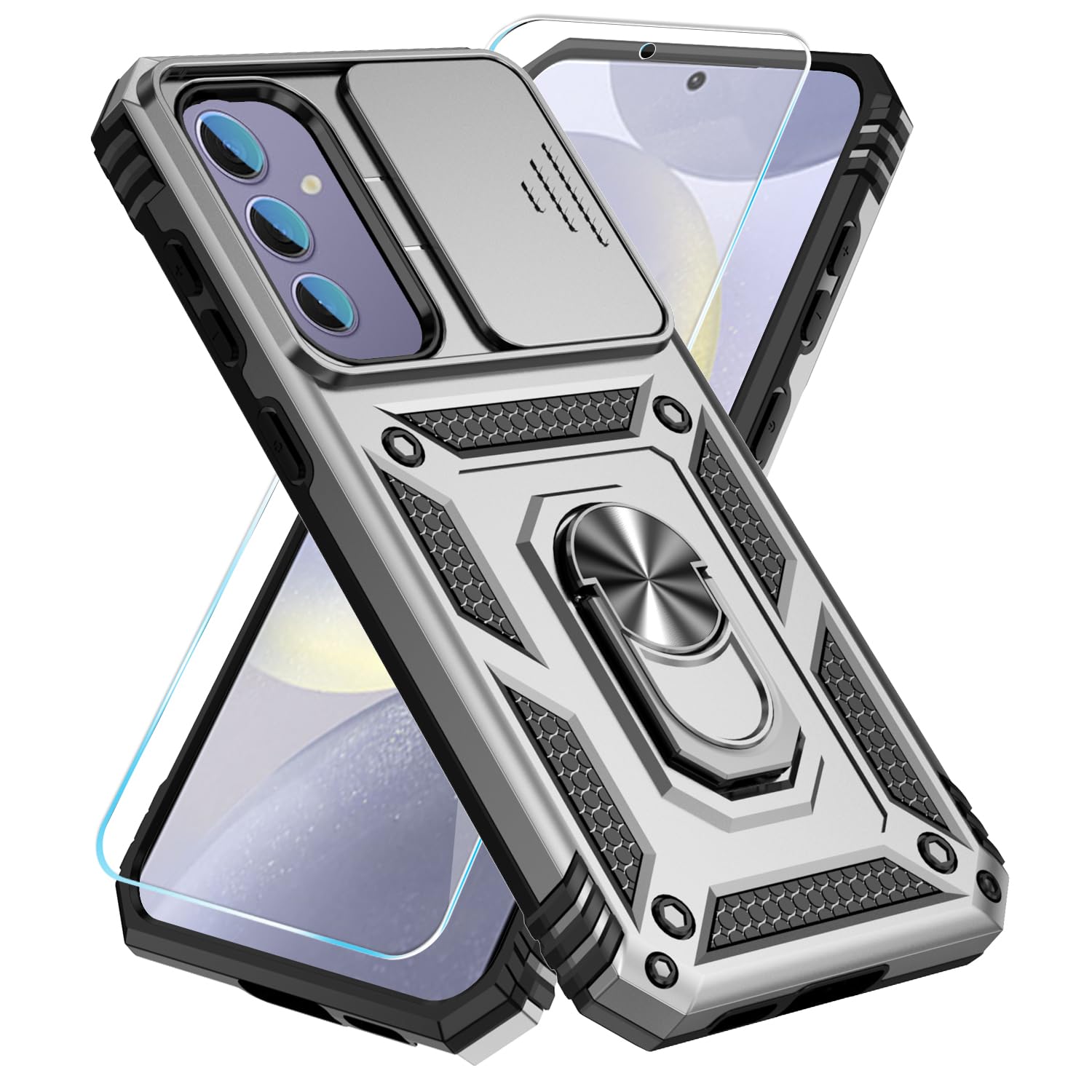 Amazon.com: SunStory for Samsung Galaxy S24 FE 5G Case with HD Screen ...