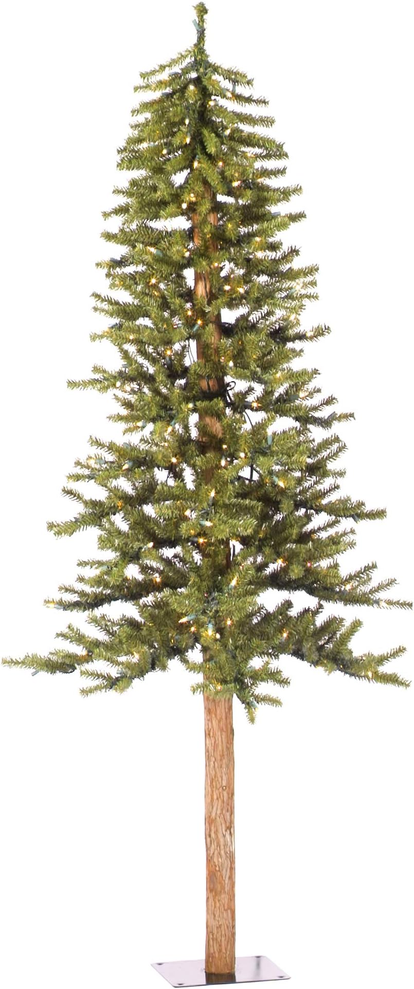 Amazon.com: Vickerman 4' 5' 6' Natural Alpine Artificial Christmas Tree ...