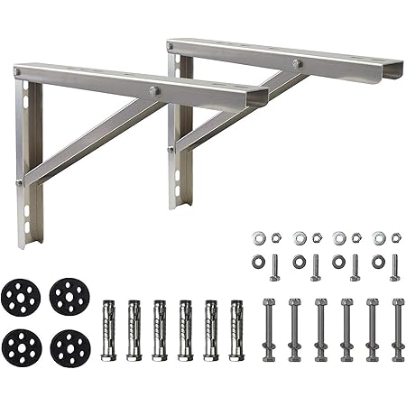 Amazon.com: Outdoor Wall Mounting Bracket for Ductless Mini Split Air ...