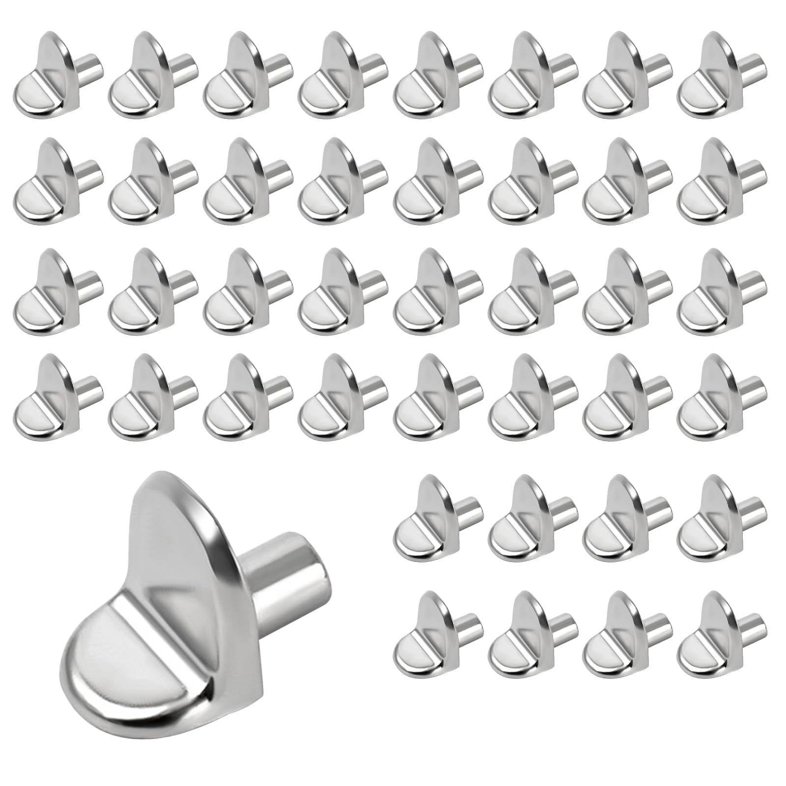 Shelf Support Pegs 5mm, 40pcs Kitchen Cupboard Shelf Pins Supports Pegs ...