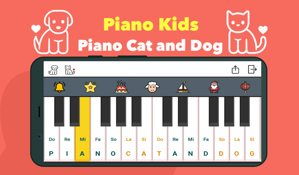 Piano Kids. Piano Cat and Dog. Piano Animal Sounds - App on Amazon Appstore