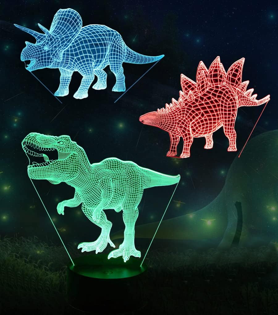 3D Dinosaur Night Light Instruction Manual