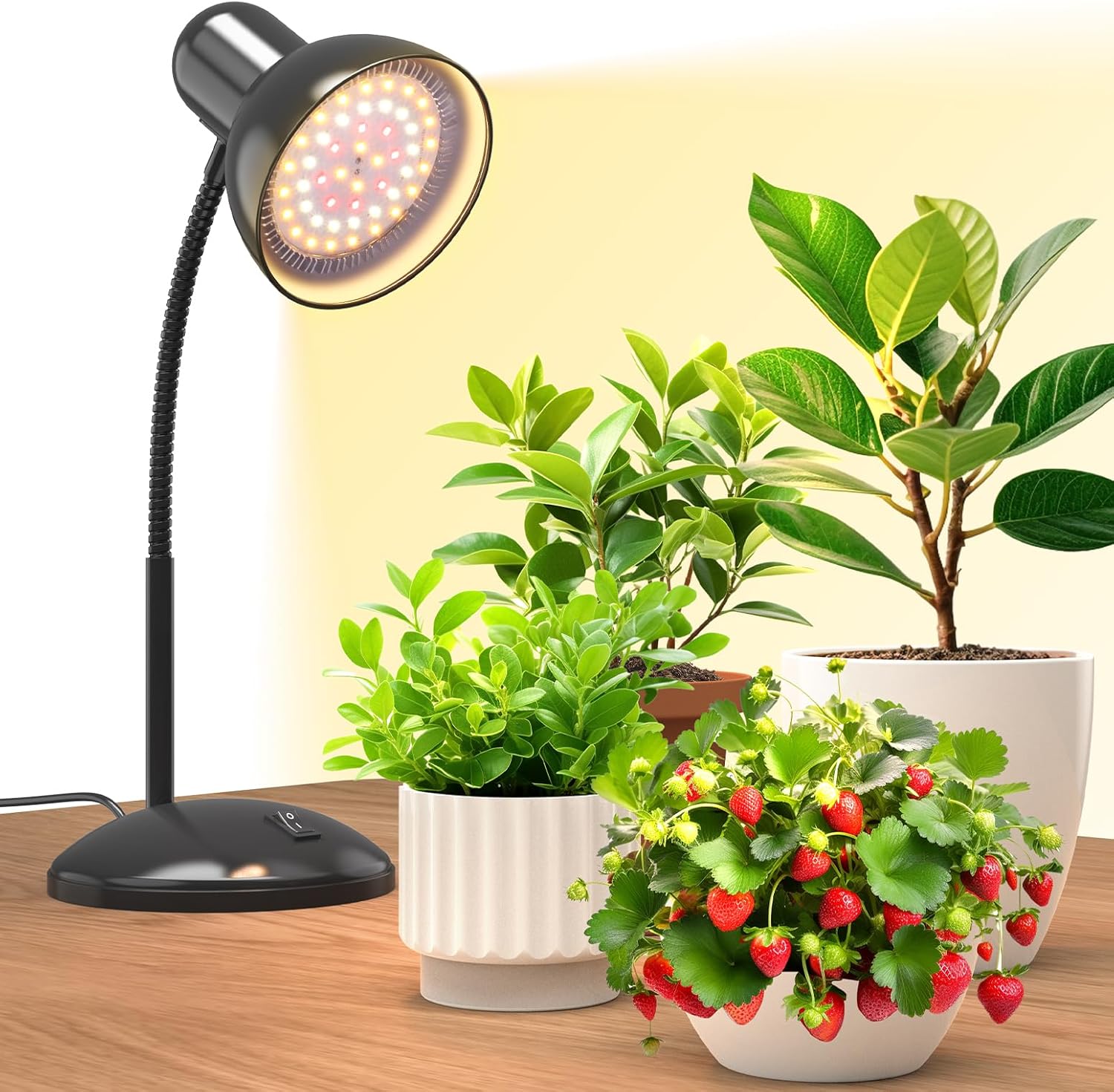 Amazon.com : Bstrip Desk Grow Light for Indoor Plants - Full Spectrum ...