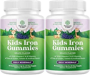 Amazon.com: Tasty Kids Multivitamin with Iron Gummy - Gentle Iron Gummies for Kids and Toddlers ...