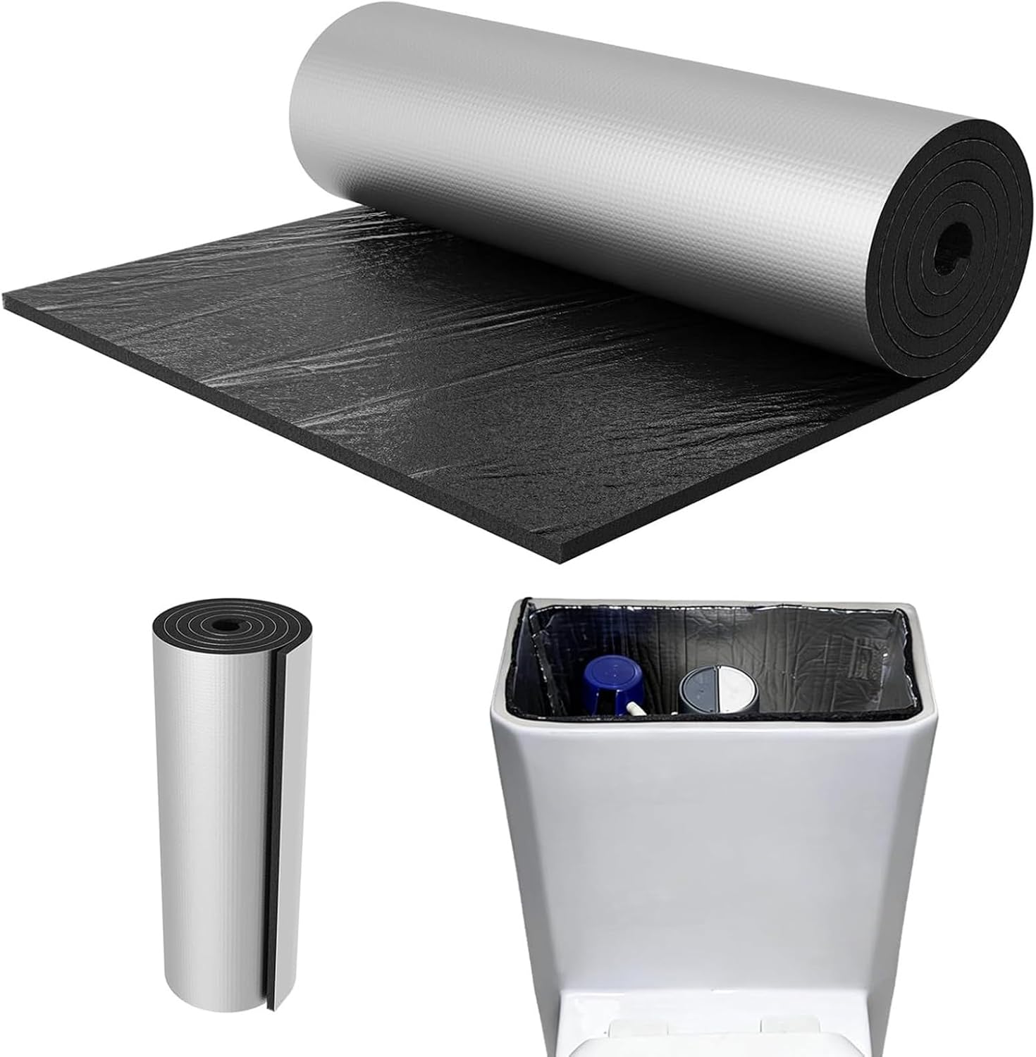 Amazon.com: Toilet Cistern Insulation Liner, 100×40cm Toilet Tank ...