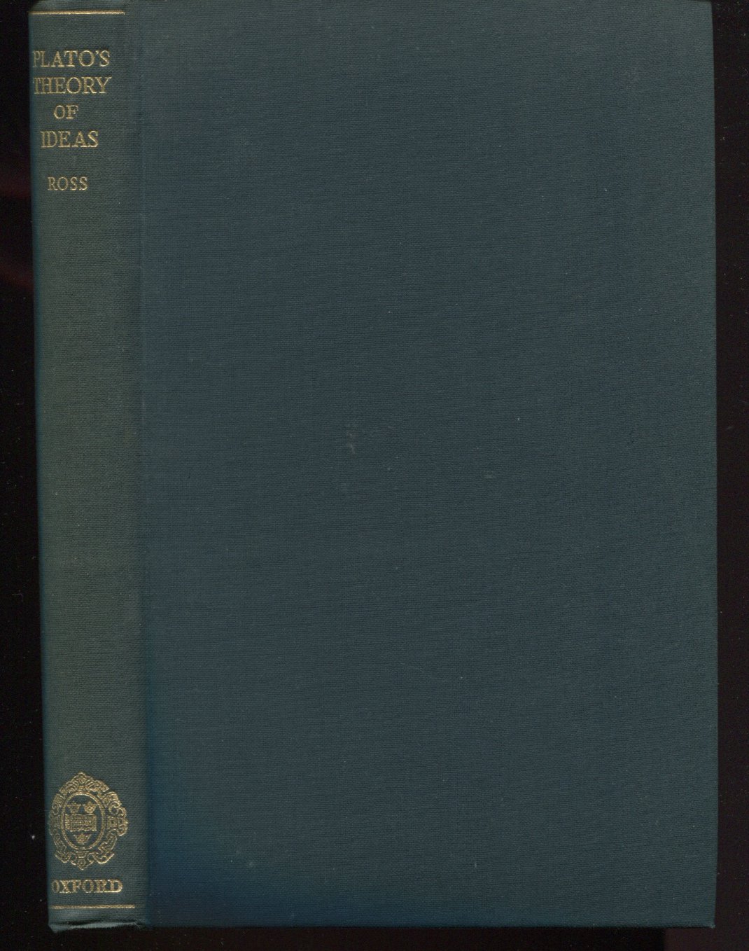 Amazon.com: Plato's Theory of Ideas: 9780837186351: Ross, William David ...