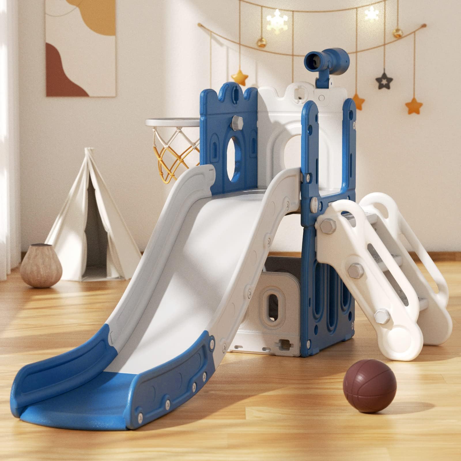 Amazon.com: XJD 5 in 1 Toddler Slide, Climber Slide for Toddlers Age 1 ...