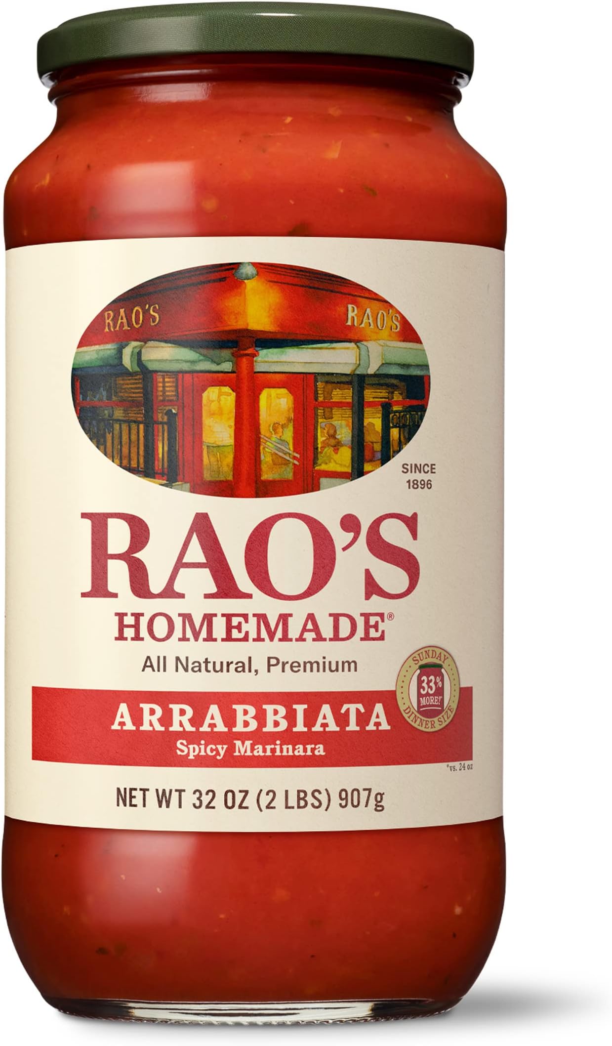 Amazon.com: Rao's Homemade Tomato Sauce, Sensitive Formula, 24 oz ...