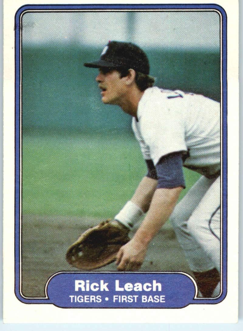 Amazon.com: 1982 Fleer Baseball Card #272 Rick Leach RC Rookie Card ...