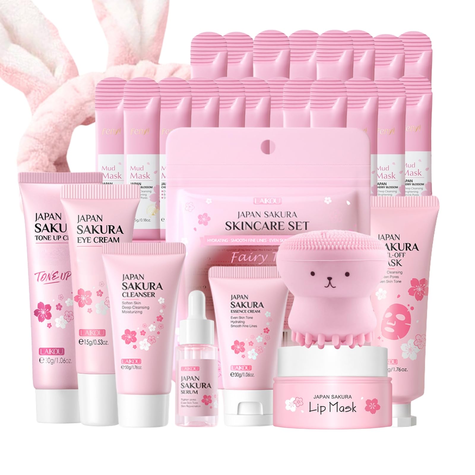 Amazon.com : Skin Care Set Sakura Women Gifts - Skin Care for Teens 10 ...