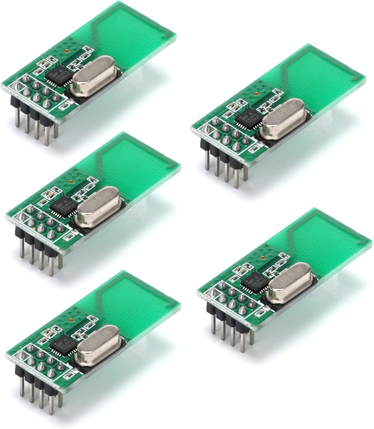 Amazon.com: JESSINIE 5Pcs XL24LD01 NRF24L01+ Wireless Module 2.4G ...