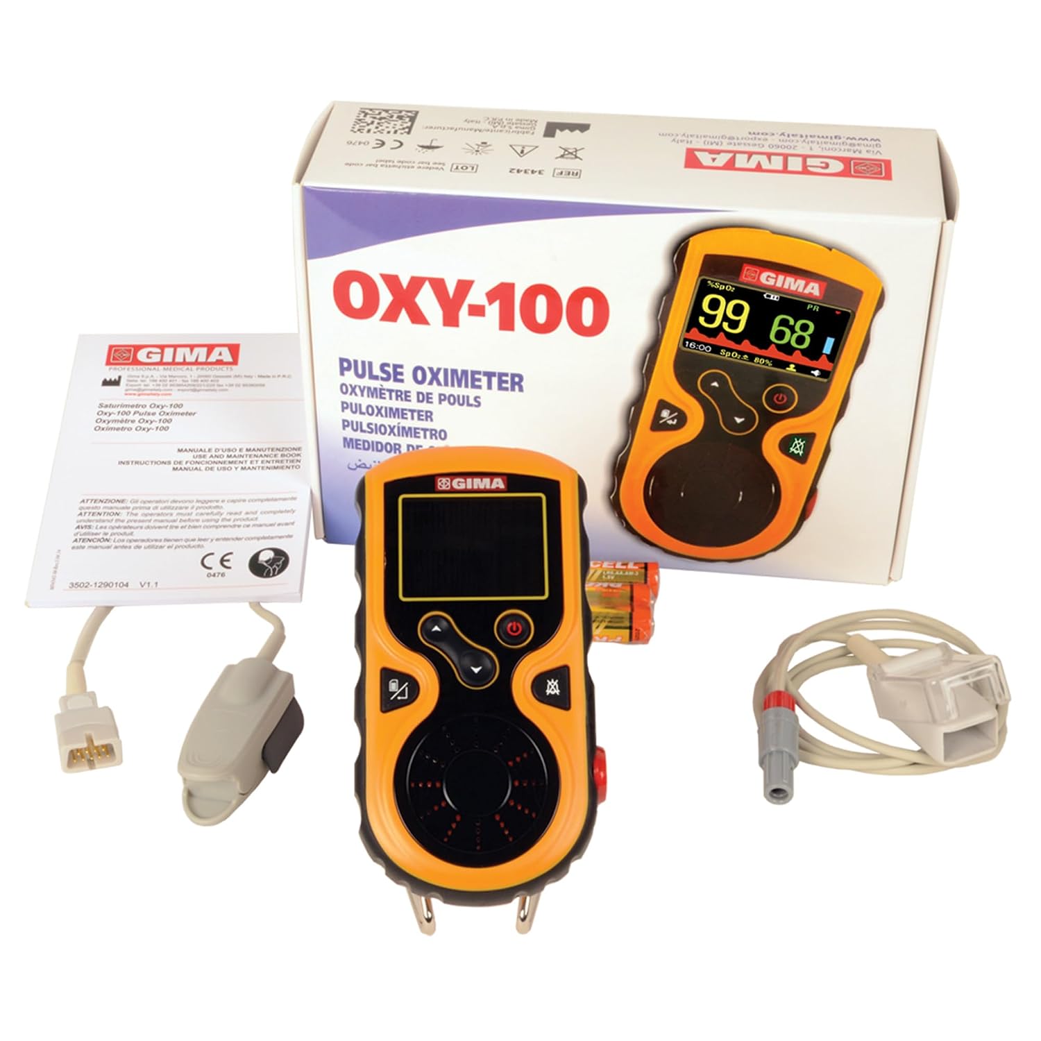 GIMA Oxímetro OXY-100, Oxímetro de pulso digital: monitorización ...