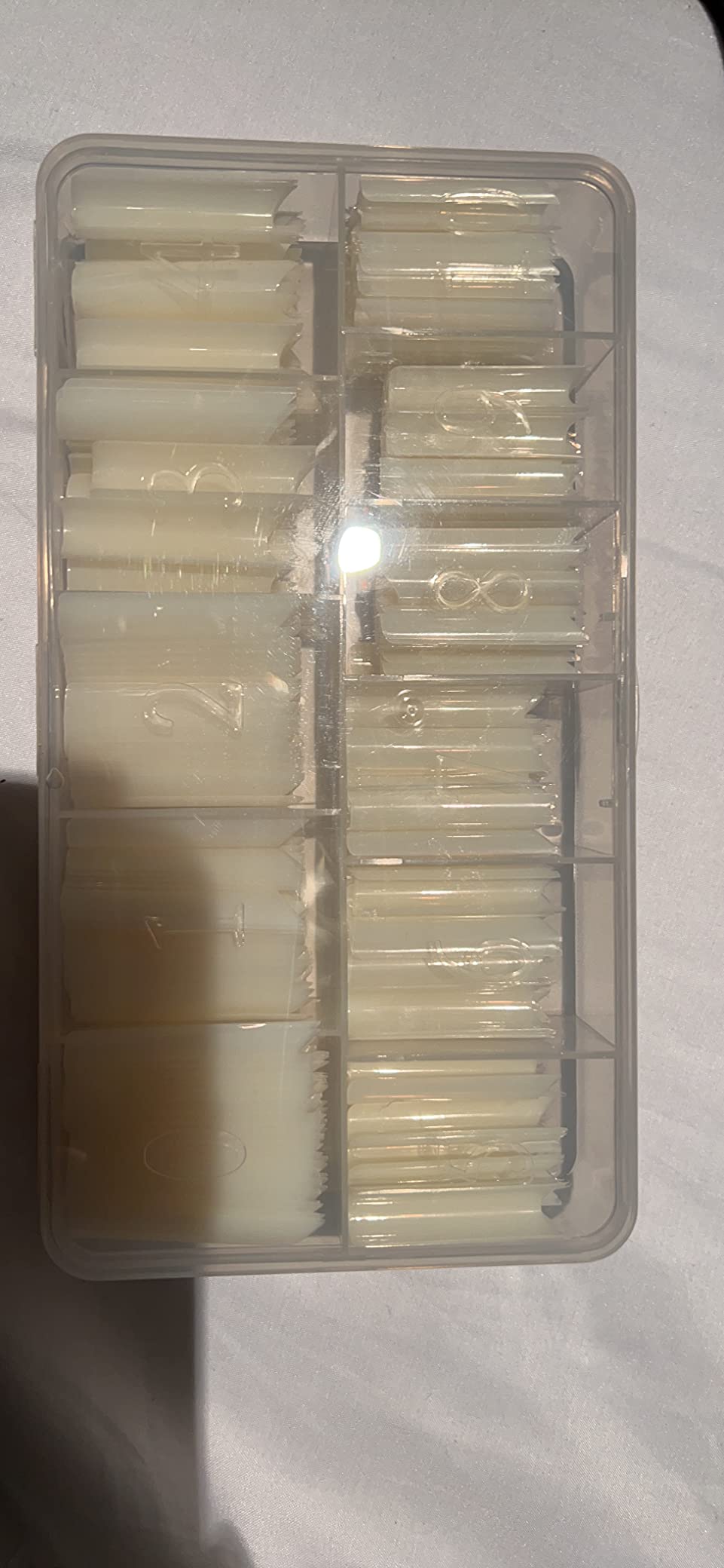 Yimart Long C Curved False Nail Tips - C Curved Nail Tips - Long C ...