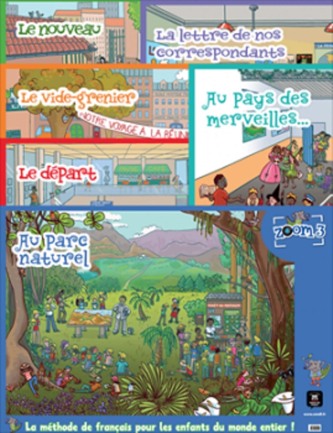 Zoom 3. Pack de 6 posters (French Edition): Equipo Editorial ...