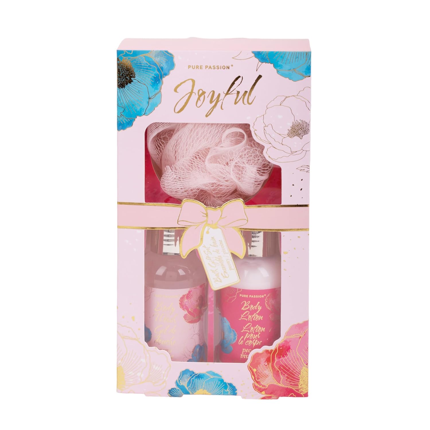 Amazon.com : PURE PASSION Shower Set includes Shower Gel, Body Lotion ...
