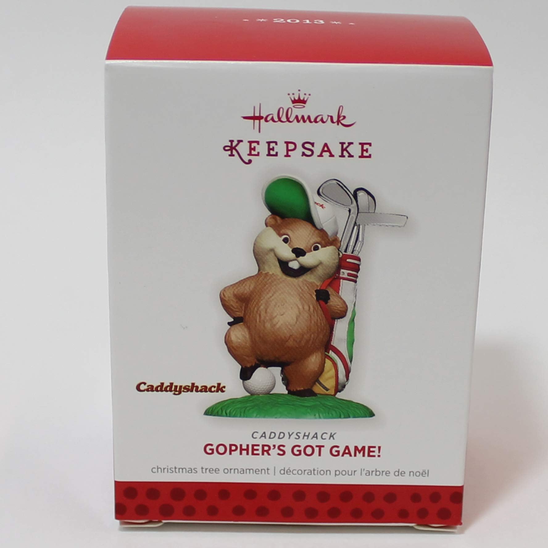 Amazon.com: 1 X Gophers Got Game - Caddyshack 2013 Hallmark Ornament ...