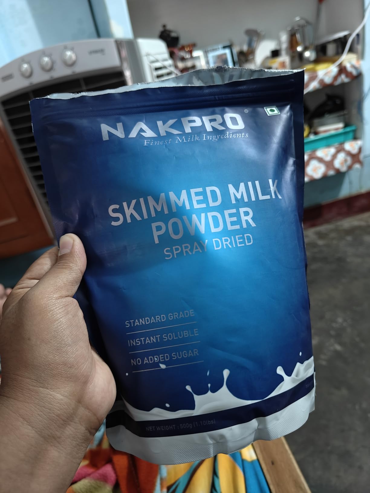 NAKPRO Skimmed Milk Powder, 500g | Derived from Cow Milk, 100% Pure ...