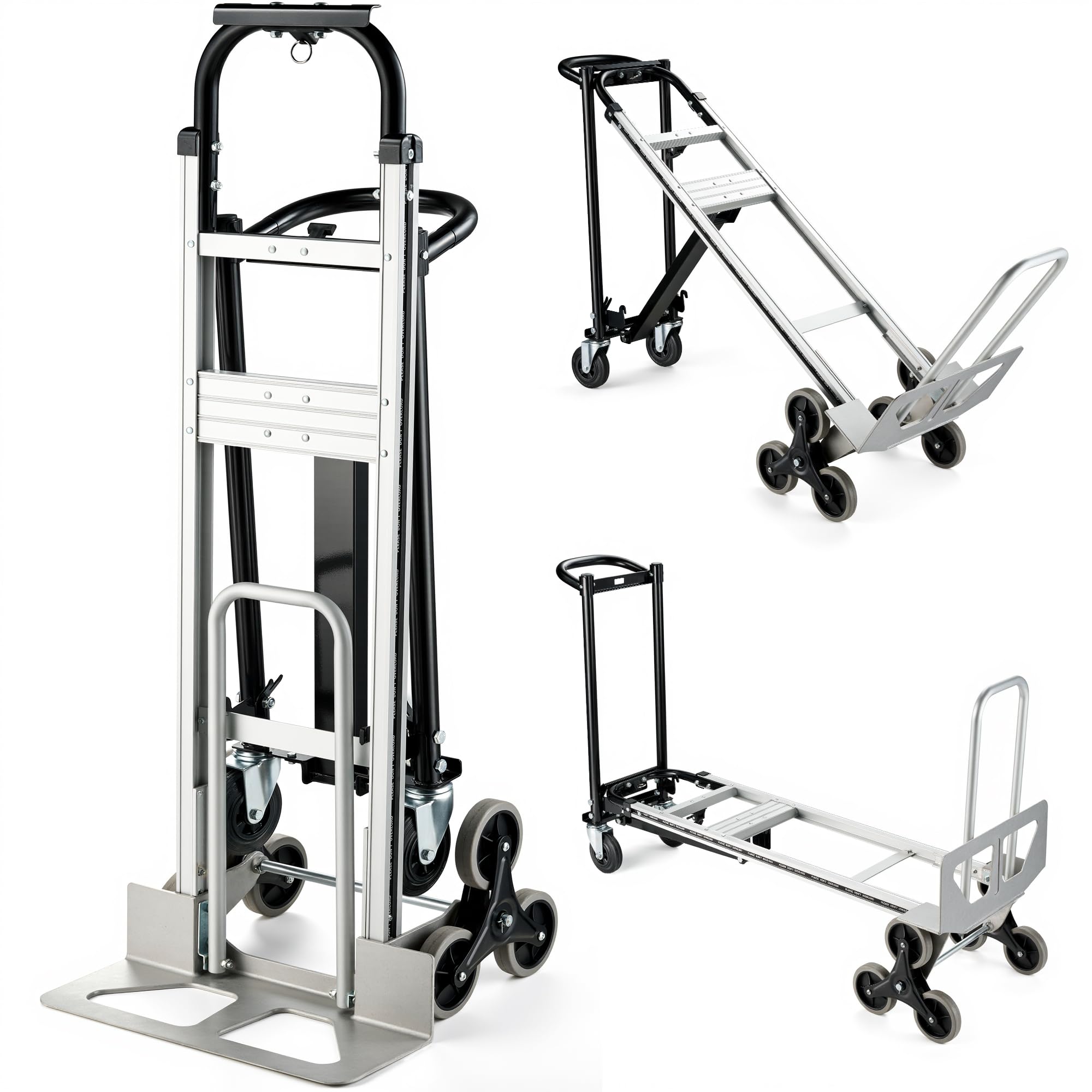Osluken 3 in 1 Industrial Convertible Hand Truck, 1000 LBS Capacity ...