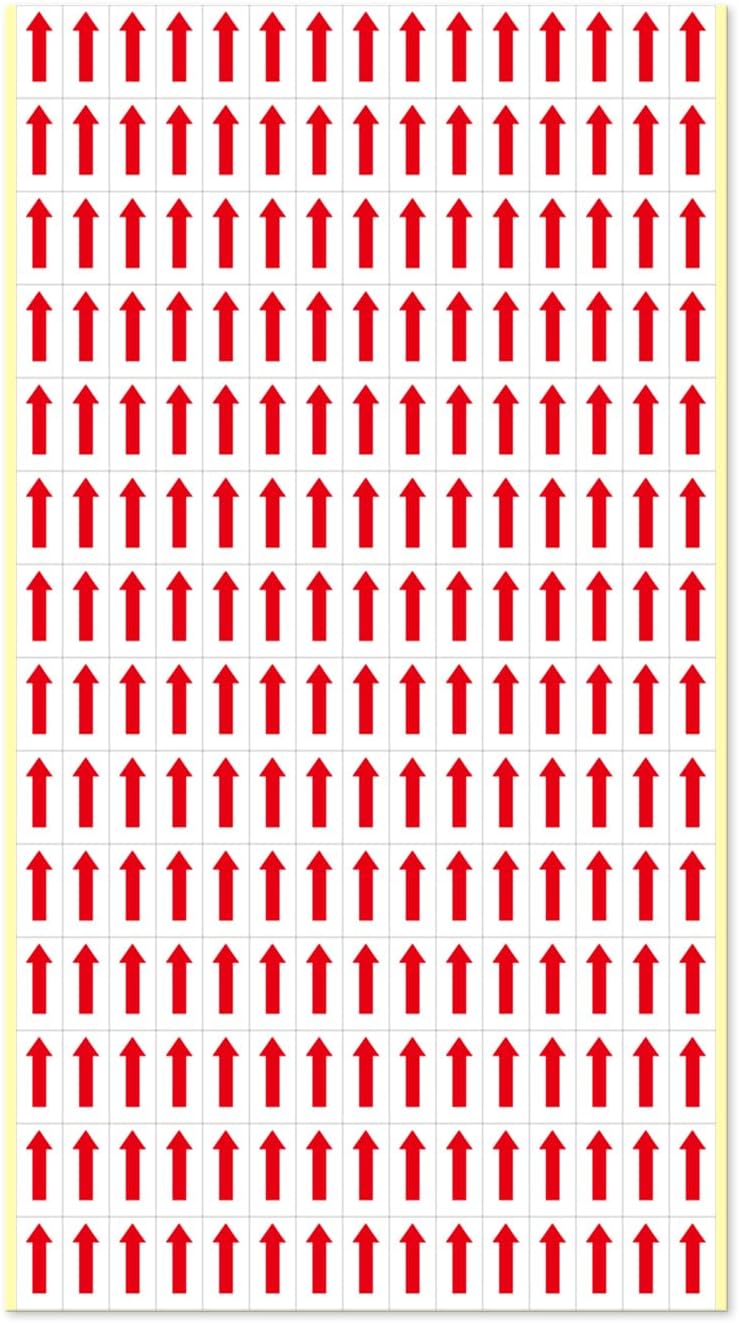 YIKIADA Red Arrow Stickers Self-Adhesive 20 × 10 mm Product Defect ...