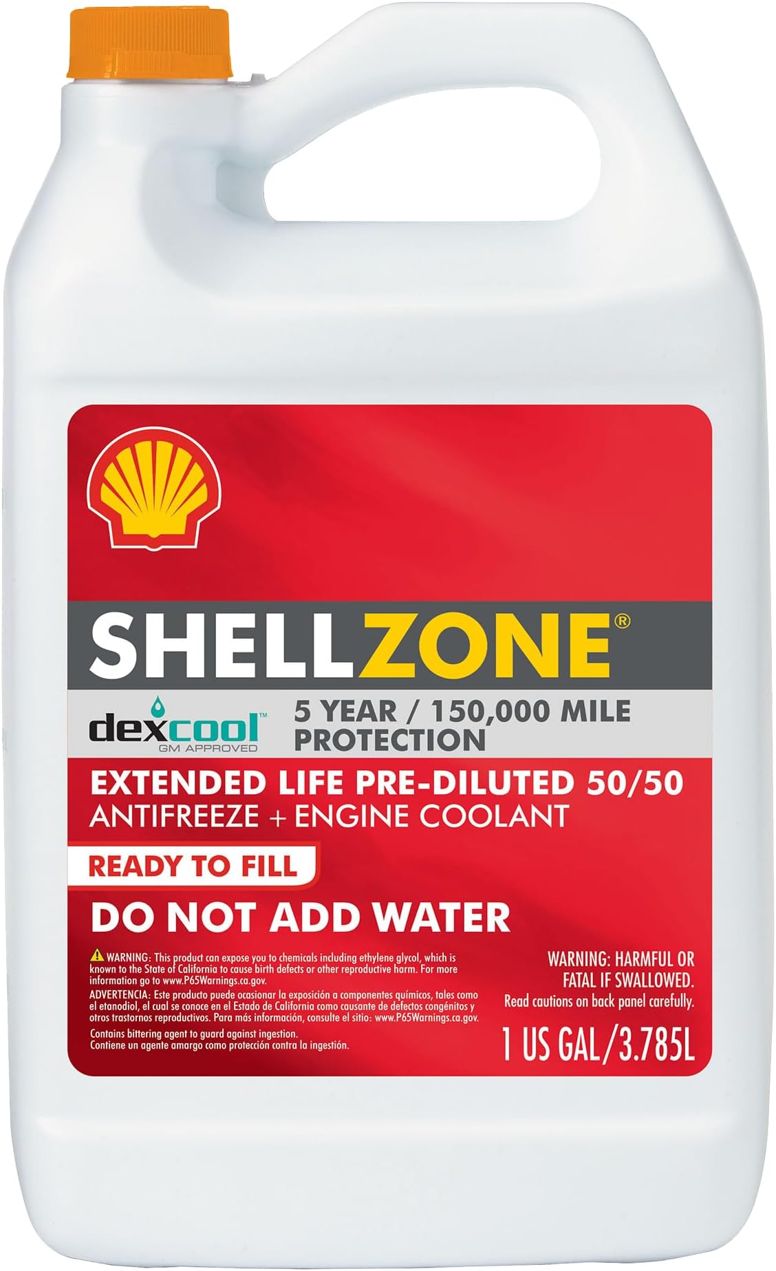 Amazon.com: ShellZone Dex-Cool Extended Life ELC Antifreeze + Coolant ...