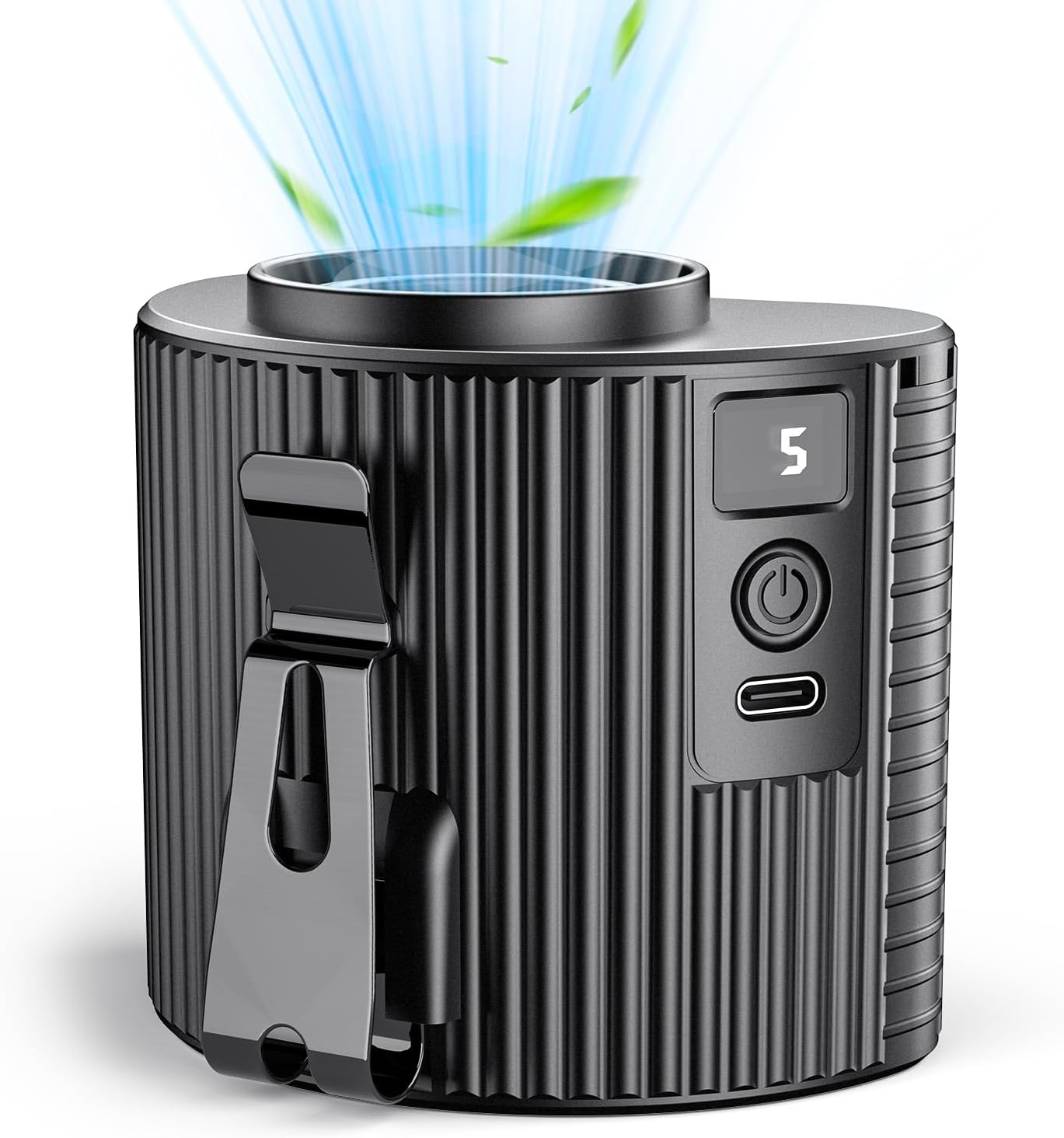 Amazon.com: Koonie Latest Portable Waist Fan with LED Display, Personal ...