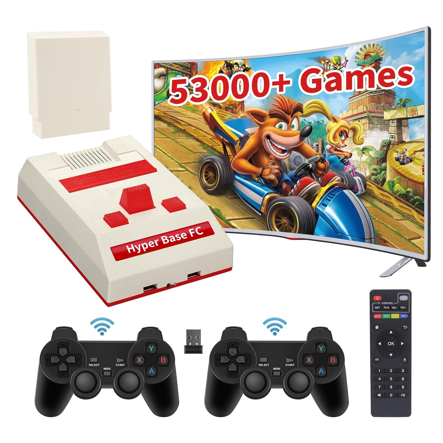 Amazon.com: Retro Game Console Built-in 53,000+ Classic Games, 76 ...